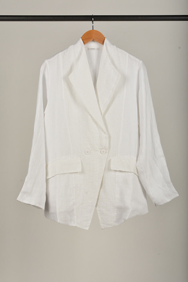 Transit long line Linen Jacket 281